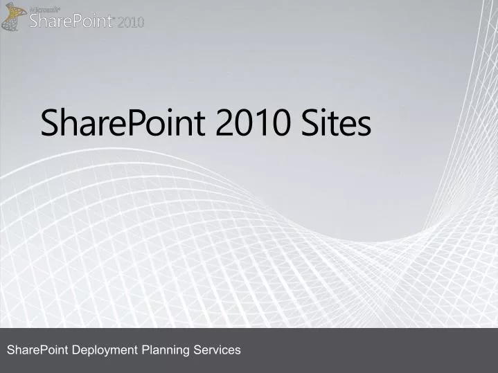 PPT - SharePoint 2010 Sites PowerPoint Presentation, free download - ID ...