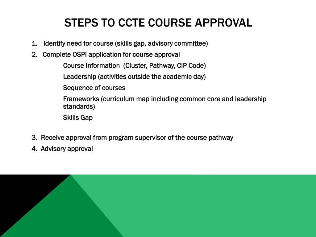 PPT - Connecting Community and Learning: The CCTE Pathway Guide ...