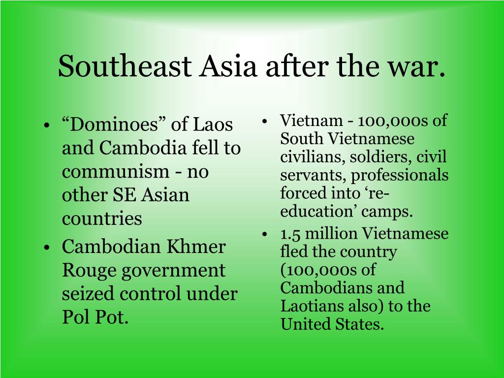 PPT - The Vietnam War: 1954-1975 PowerPoint Presentation, free download ...