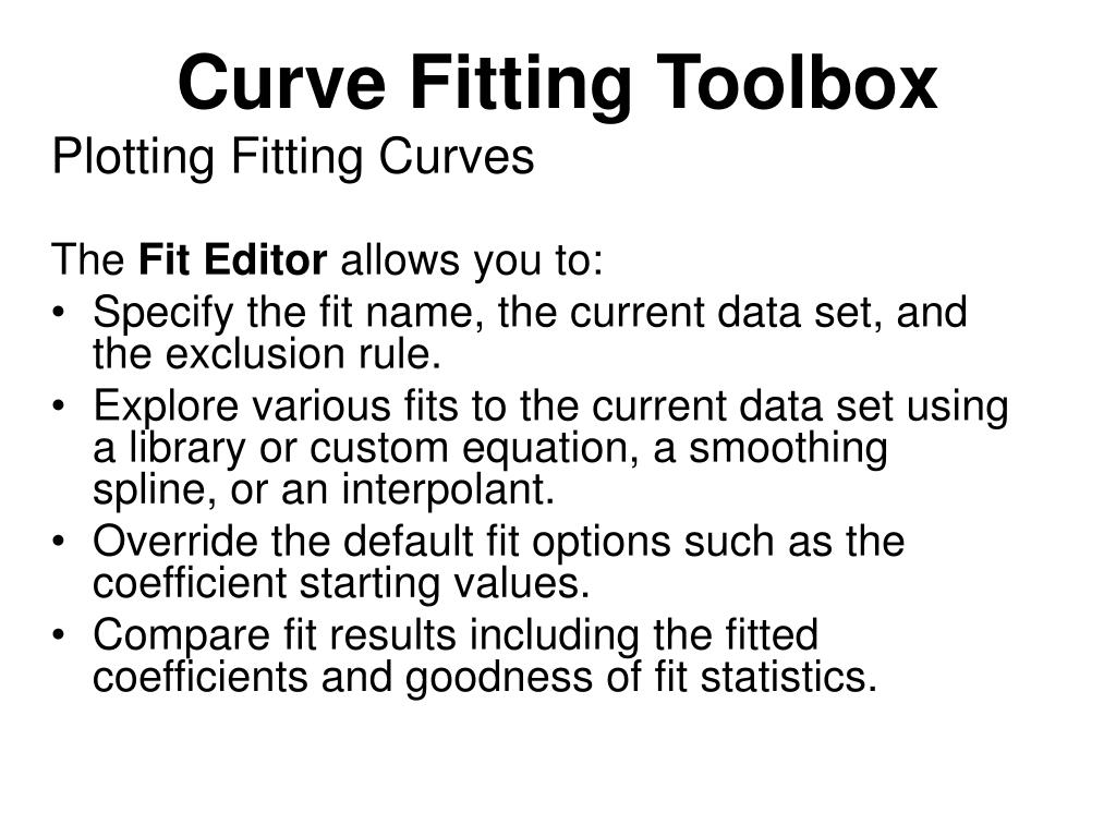 PPT - Matlab Training Session 11: Nonlinear Curve Fitting PowerPoint ... PPT - Matlab Training Session 11: Nonlinear Curve Fitting PowerPoint ...