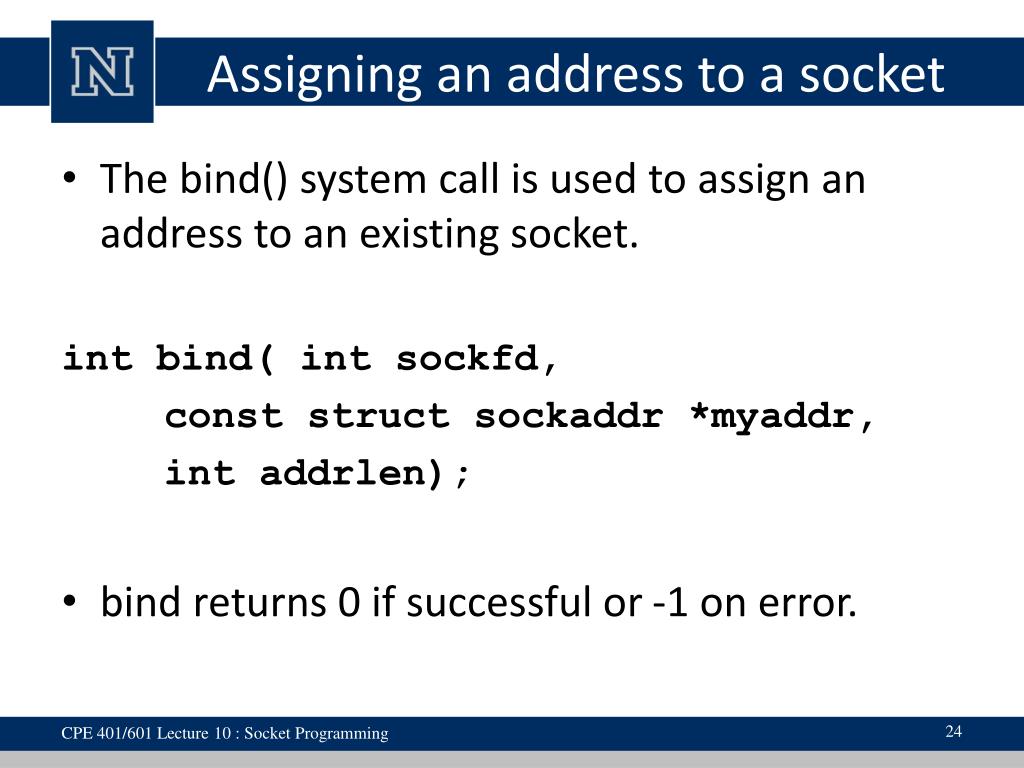 PPT - Socket Programming: Network API Overview PowerPoint Presentation - ID:2968152