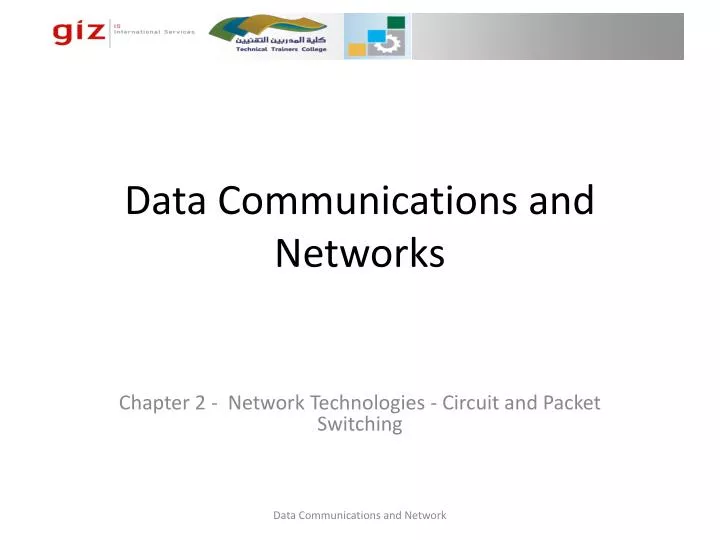 PPT - Data Communications and Networks PowerPoint Presentation, free ...