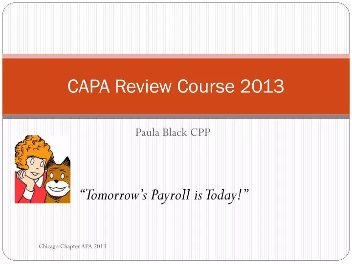PPT - CAPA Review Course 2013 PowerPoint Presentation, free download ...