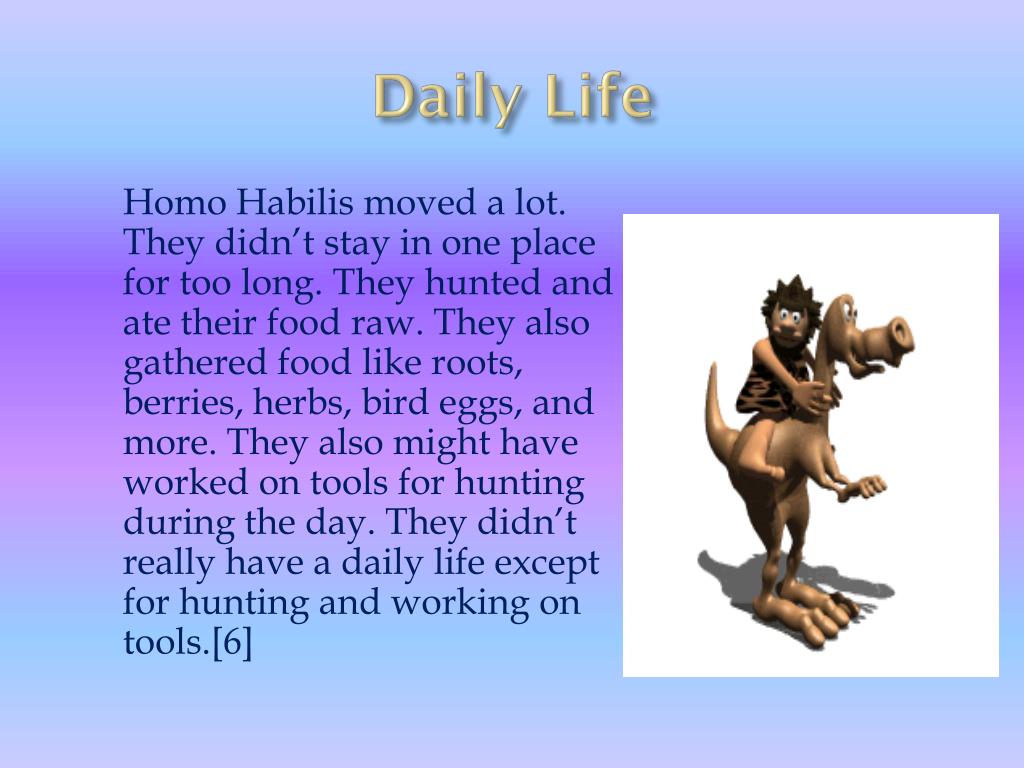 PPT - Early Humans Homo Habilis PowerPoint Presentation, free download ...