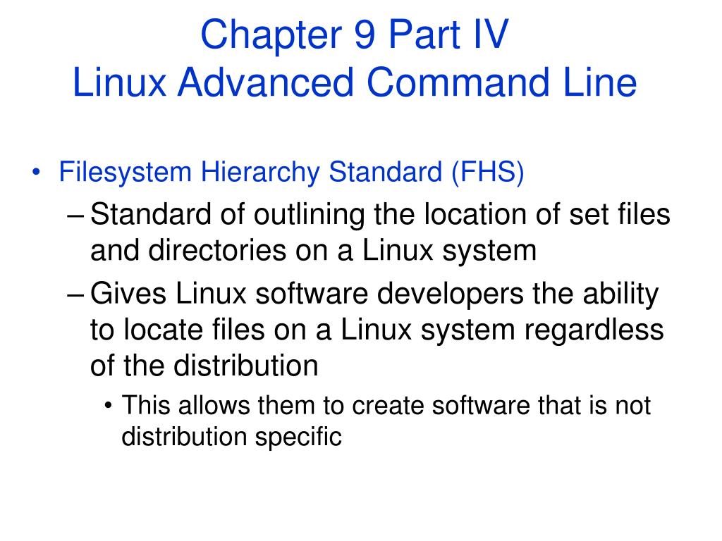 PPT - Filesystem Hierarchy Standard (FHS) PowerPoint Presentation, free ... PPT - Filesystem Hierarchy Standard (FHS) PowerPoint Presentation, free ...