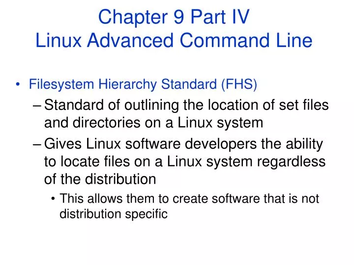 PPT - Filesystem Hierarchy Standard (FHS) PowerPoint Presentation, free ... PPT - Filesystem Hierarchy Standard (FHS) PowerPoint Presentation, free ...