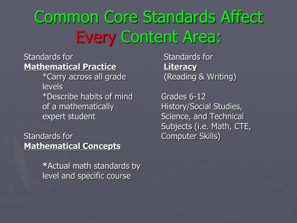 PPT - Common Core State Standards Social Studies & Arts Education ...