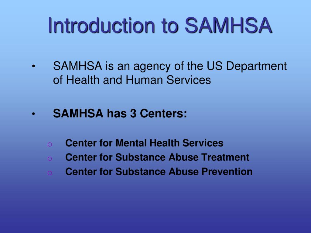 PPT - Marsha Baker, LCSW-C Public Health Advisor Center for Substance ...
