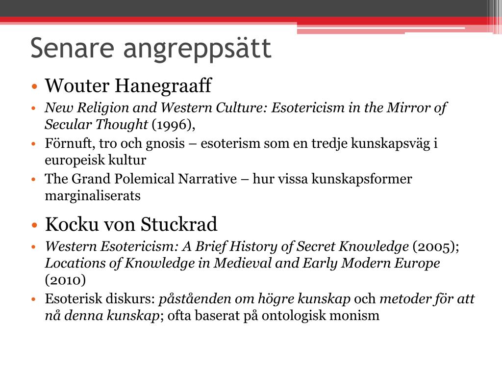 PPT - Nya Religioner VT 2011 Religionshistoria, Stockholms universitet ...