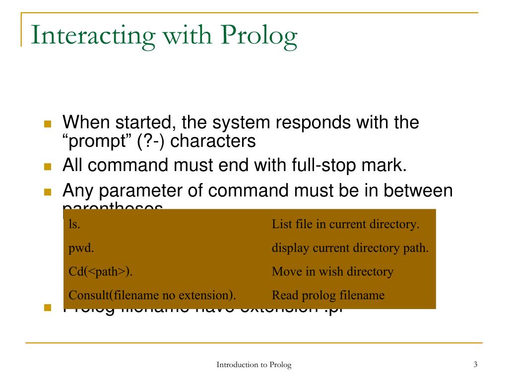 PPT - Introduction to prolog PowerPoint Presentation, free download ... PPT - Introduction to prolog PowerPoint Presentation, free download ...