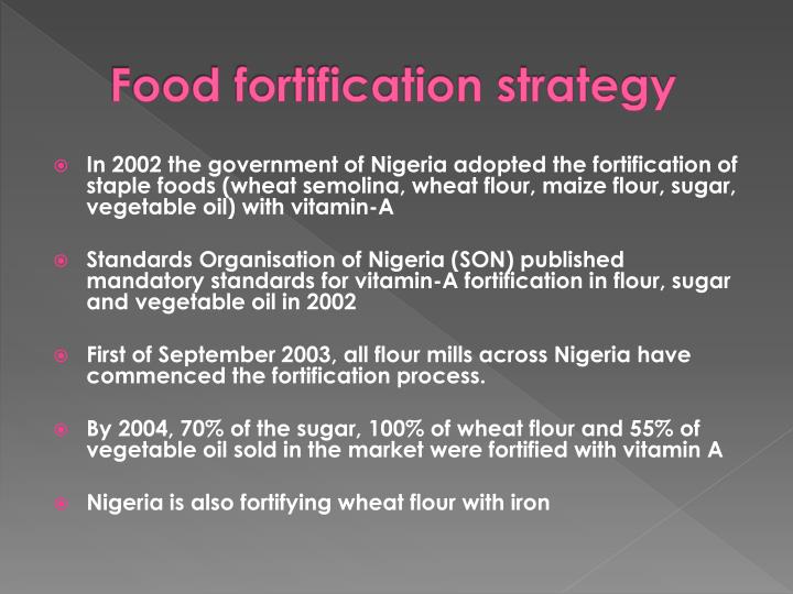 PPT - Food fortification PowerPoint Presentation - ID:2970229