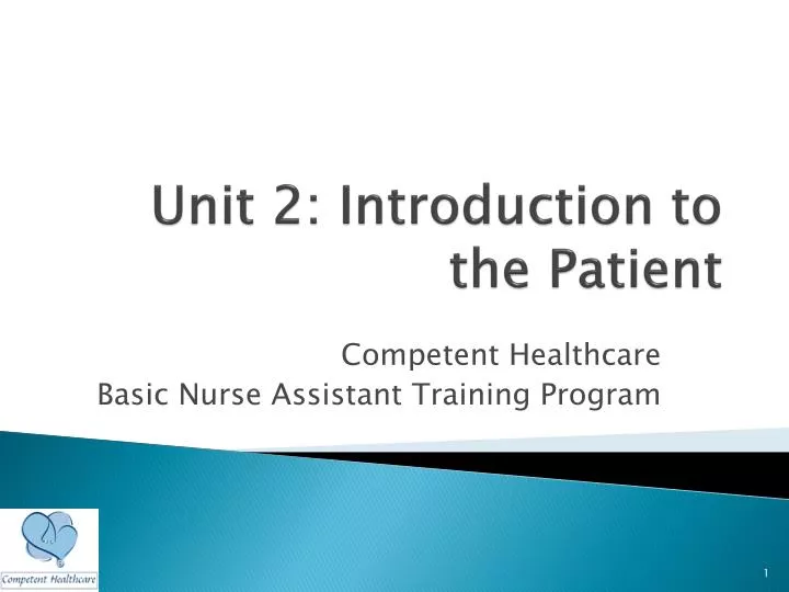 PPT - Unit 2: Introduction to the Patient PowerPoint Presentation, free ...