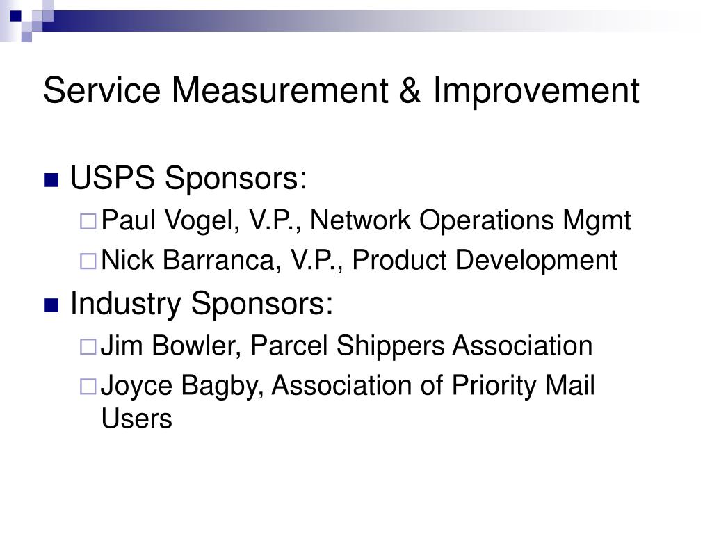 PPT - Service Measurement & Improvement – MTAC Workgroup #94 MTAC ...