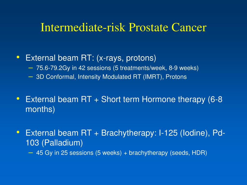 PPT - Radiation therapy for Early Stage Prostate Cancer PowerPoint ...