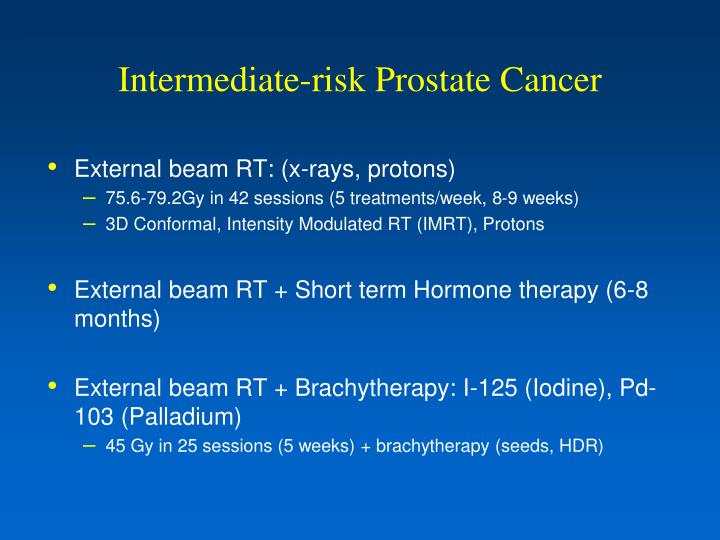 PPT - Radiation therapy for Early Stage Prostate Cancer PowerPoint ...