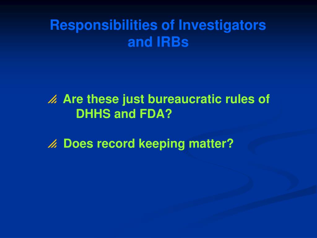 PPT - FDA Compliance Actions Against IRBs and Clinical Investigators ...