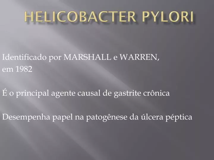 PPT - Helicobacter pylori PowerPoint Presentation, free download - ID ...