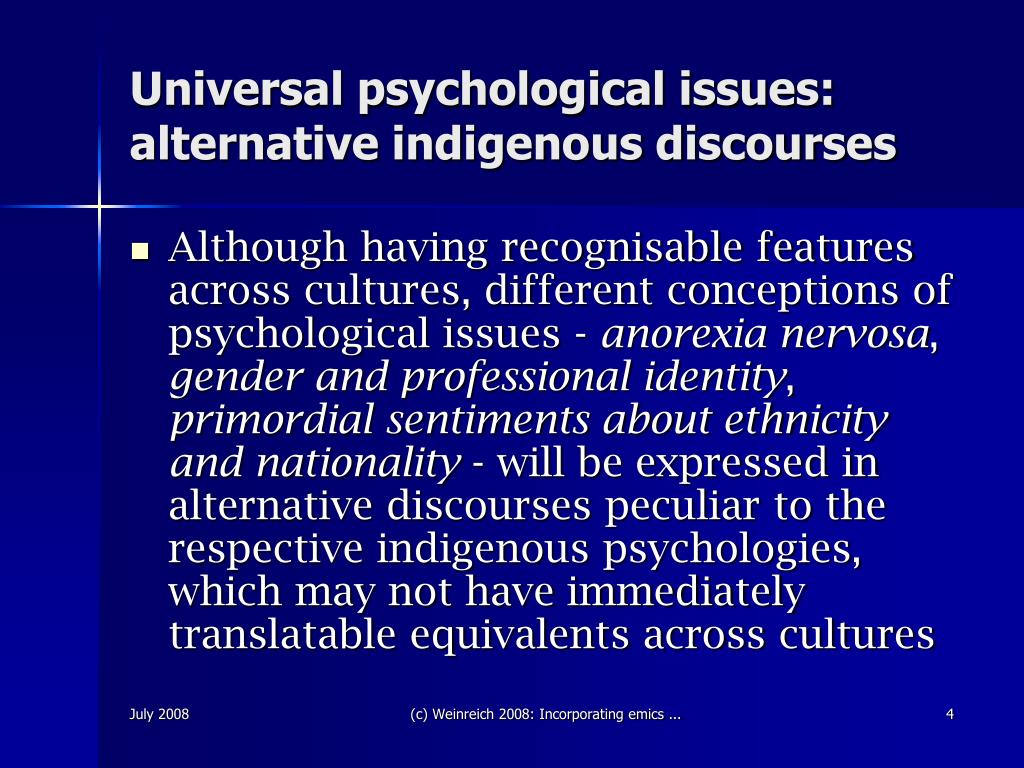 PPT - Symposium: Incorporating indigenous psychologies within cross ...