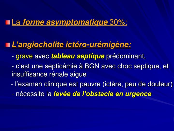 PPT - LITHIASE CHOLEDOCIENNE PowerPoint Presentation - ID:2971845