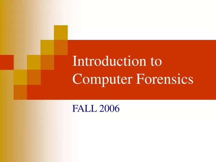 PPT - Introduction to Computer Forensics PowerPoint Presentation, free ...