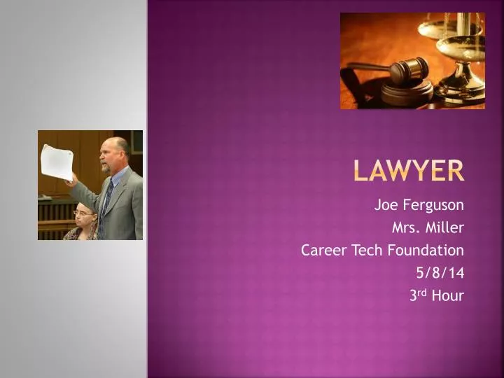 PPT - Lawyer PowerPoint Presentation, free download - ID:2972017