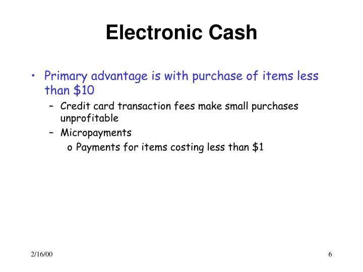 PPT - E-commerce Systems Electronic Payment Systems PowerPoint ...
