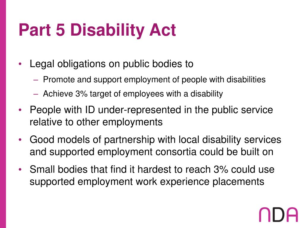 PPT - Supported employment and the National Disability Strategy ...