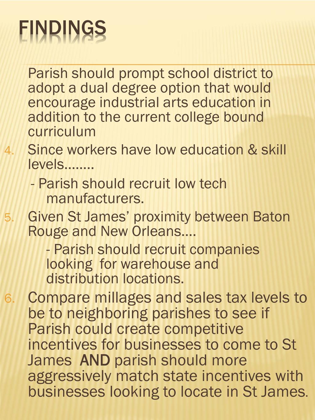 PPT - St. James Parish Comprehensive Plan Steering Committee Meeting ...