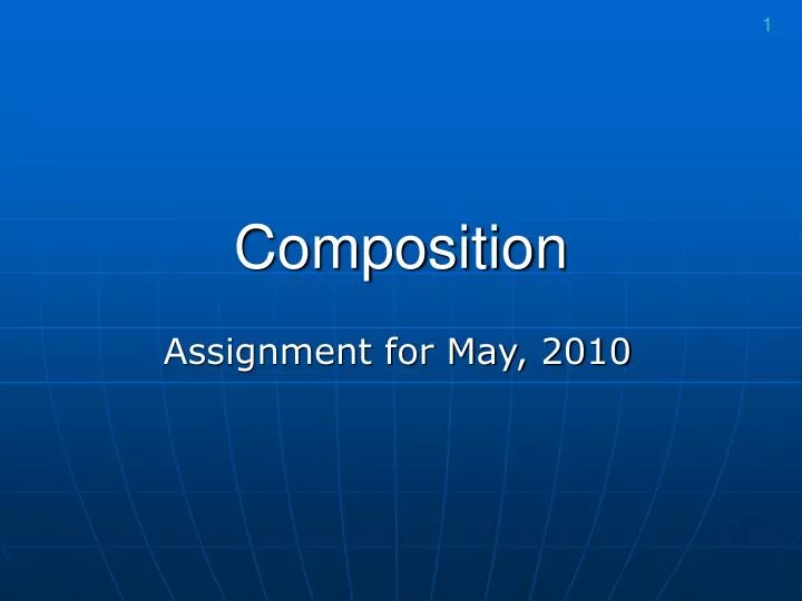 PPT - Composition PowerPoint Presentation, free download - ID:2972678