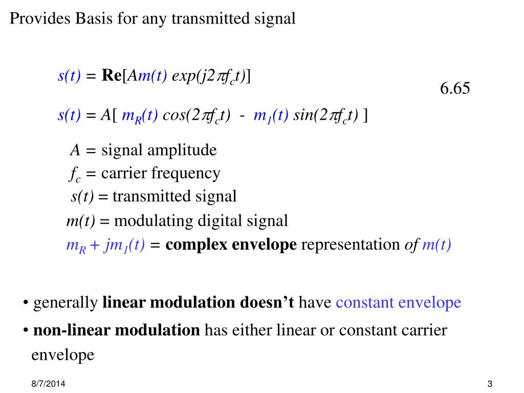 Ppt 6 8 Linear Modulation Techniques Powerpoint Presentation Free