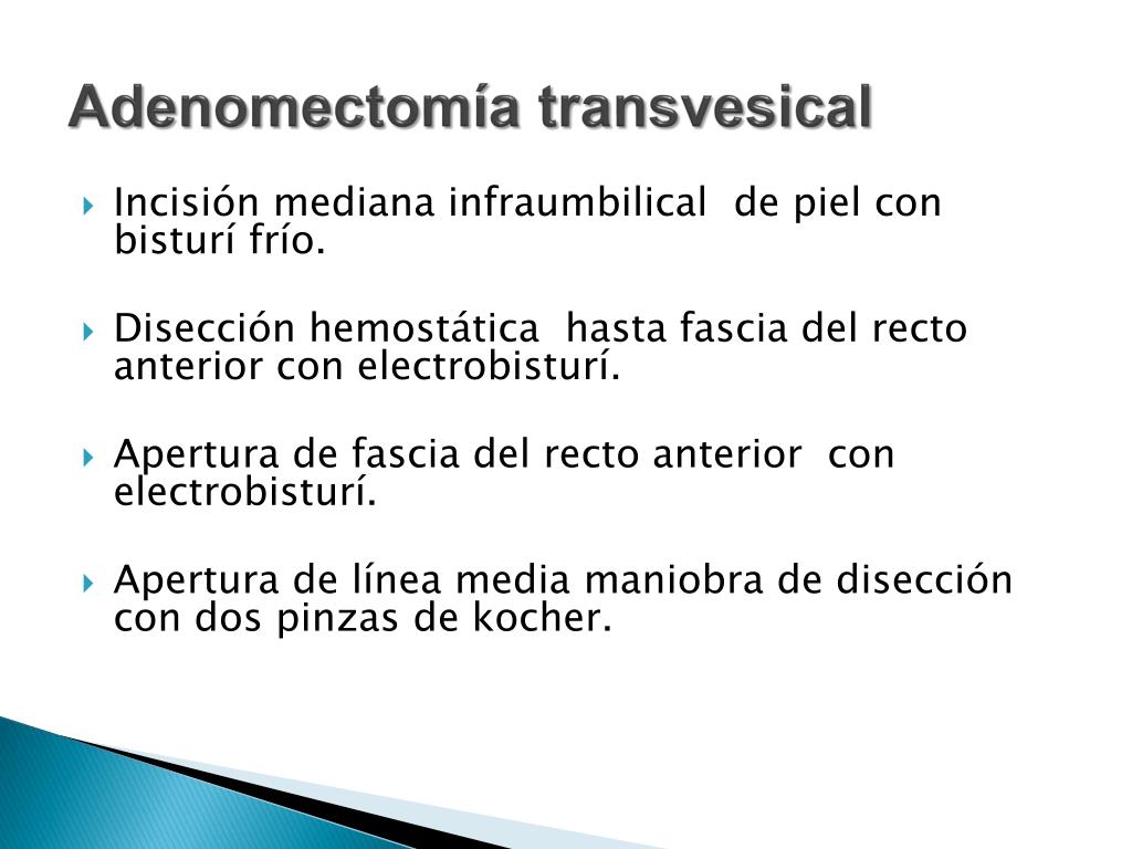 PPT - Adenomectomía prostática transvesical y retropúbica PowerPoint ...