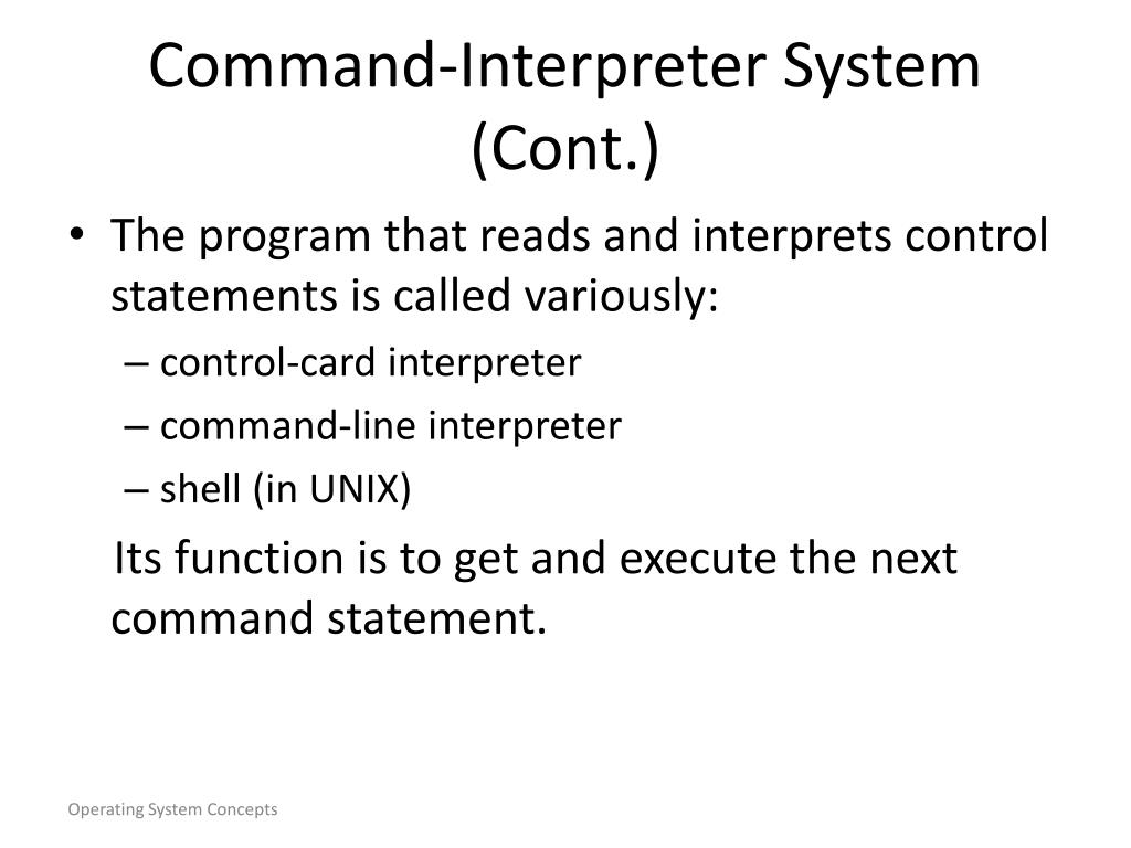 PPT - System Components Operating System Services System Calls System ... PPT - System Components Operating System Services System Calls System ...