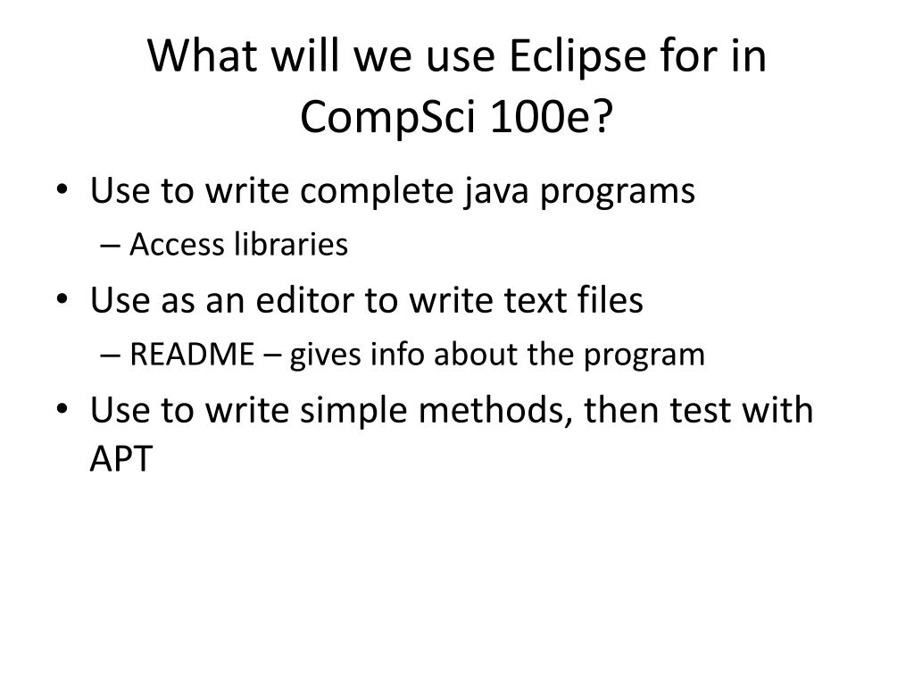 Ppt Compsci 100e Program Design And Analysis Ii Powerpoint Presentation Id2973521