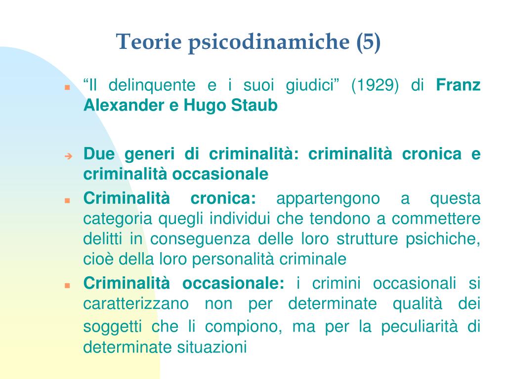 PPT - Seminario di criminologia PowerPoint Presentation, free download ...