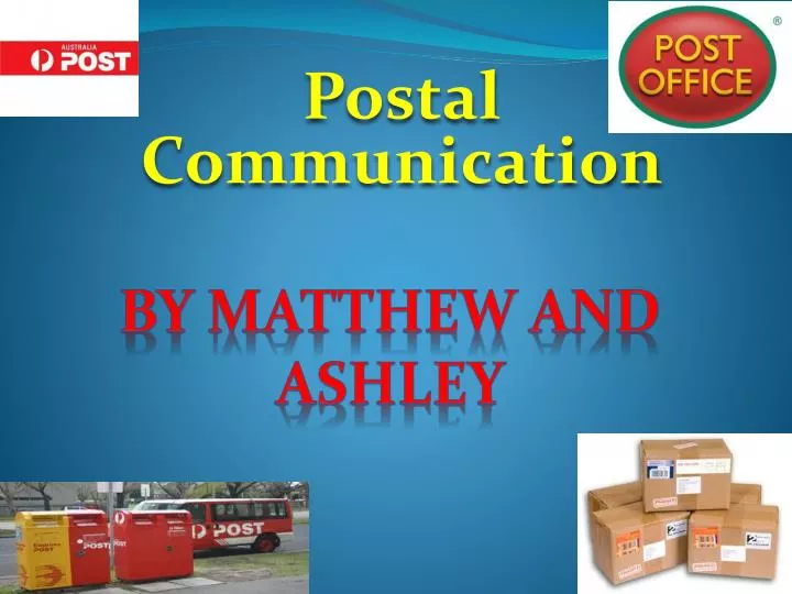 PPT - Postal Communication PowerPoint Presentation, free download - ID ...