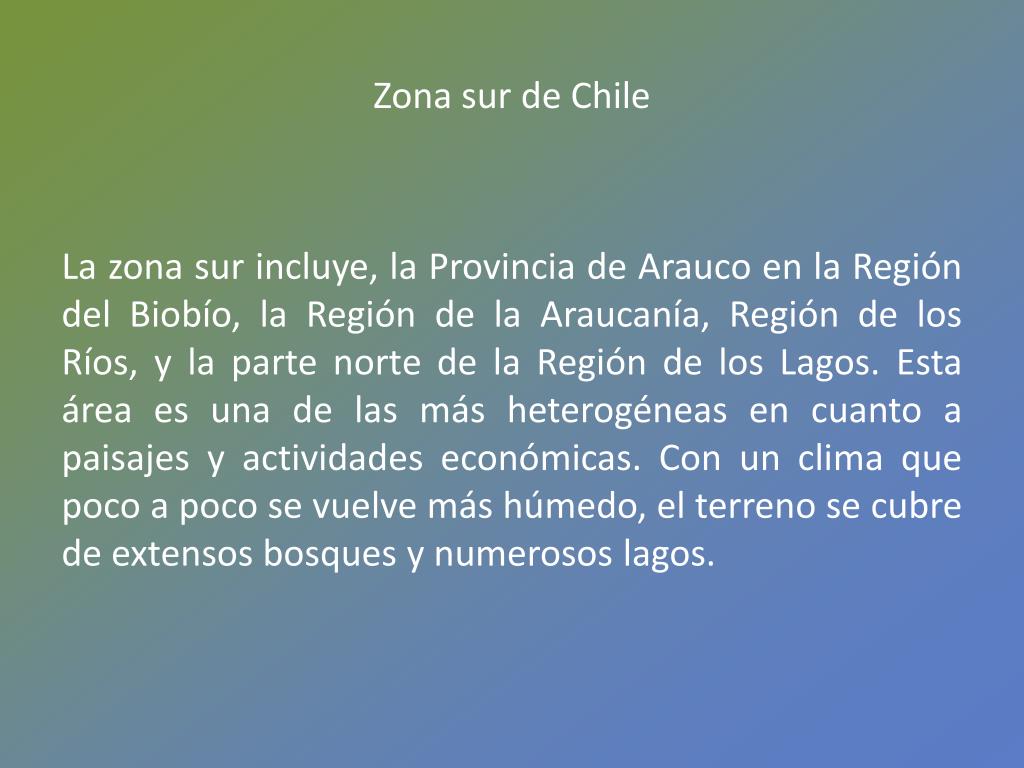 PPT - Paisajes de la zona sur de Chile PowerPoint Presentation, free ...