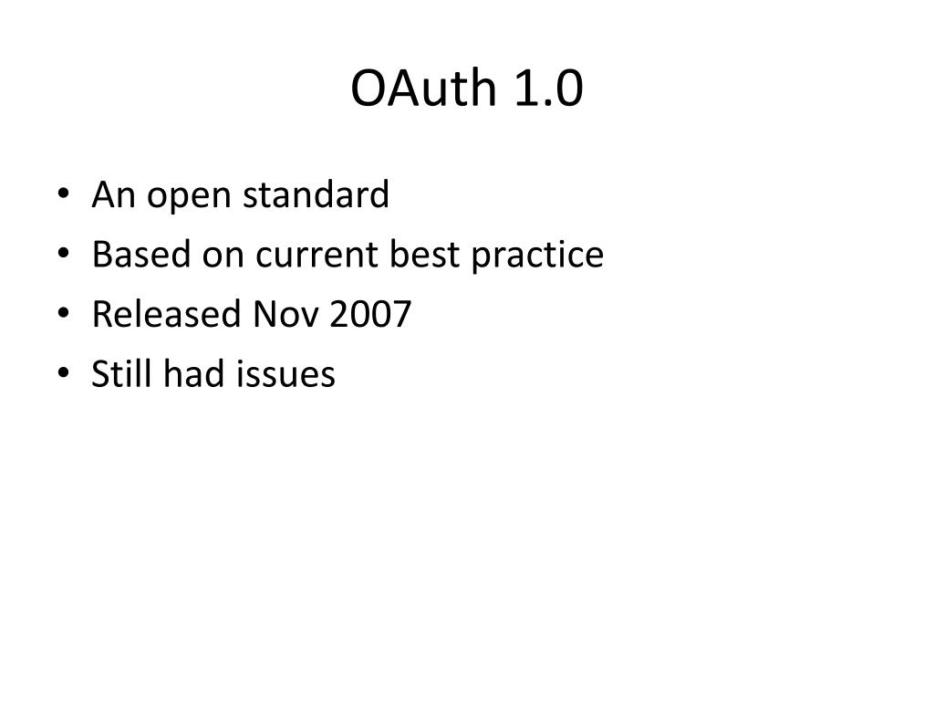 PPT - An introduction to OAuth and OpenID Connect PowerPoint ... PPT - An introduction to OAuth and OpenID Connect PowerPoint ...