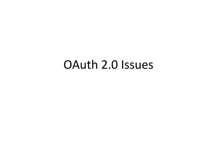 PPT - An introduction to OAuth and OpenID Connect PowerPoint ...