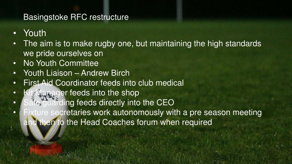PPT - BASINGSTOKE RUGBY FOOTBALL CLUB PowerPoint Presentation, free ...