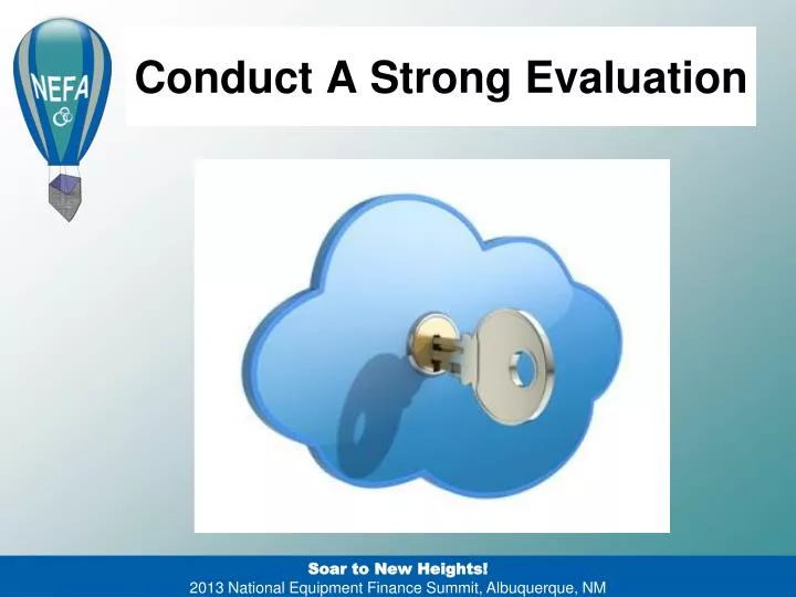 PPT - Conduct A Strong Evaluation PowerPoint Presentation, free ...