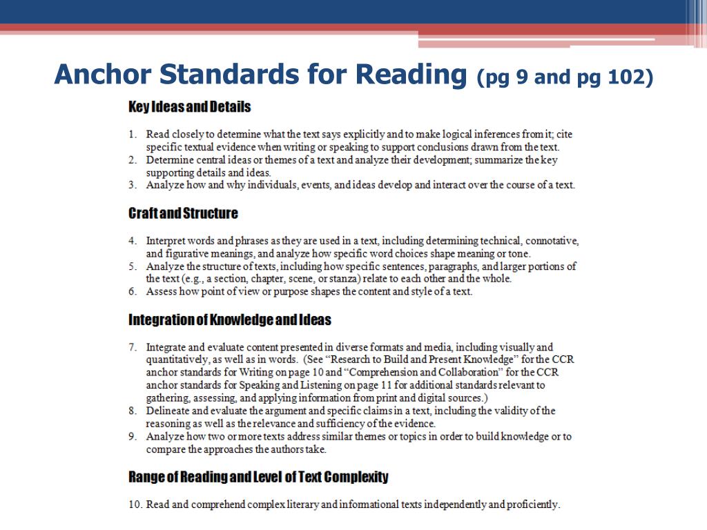 PPT - English Language Arts and Literacy in History/Social Studies ...