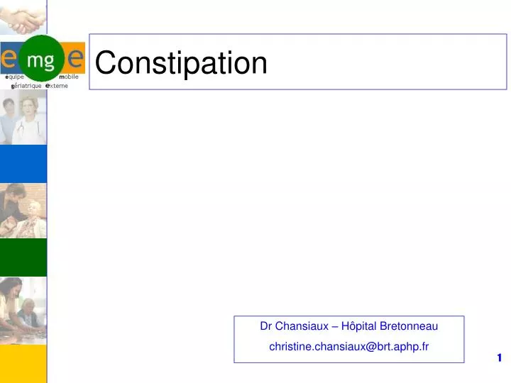 PPT - Constipation PowerPoint Presentation, free download - ID:2975400