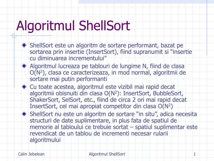 PPT - Algoritmul ShellSort PowerPoint Presentation, free download - ID ...