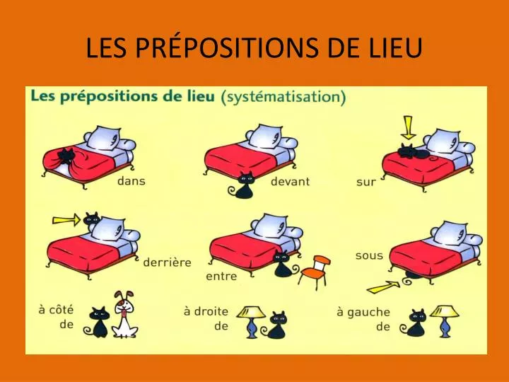 PPT - LES PRÉPOSITIONS DE LIEU PowerPoint Presentation, free download ...