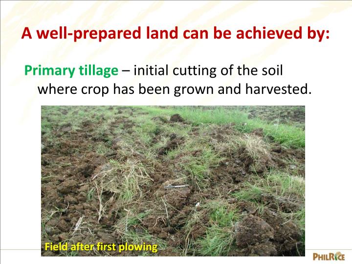 PPT - Land Preparation Operations PowerPoint Presentation - ID:2975882