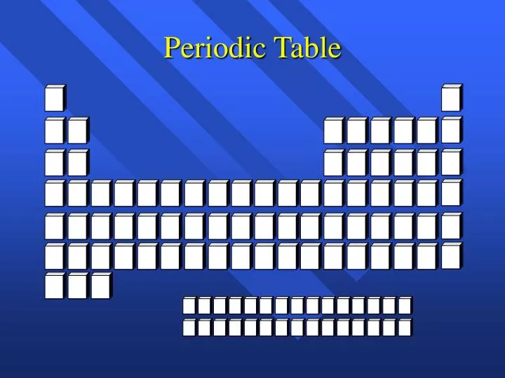 PPT - Periodic Table PowerPoint Presentation, free download - ID:2975896