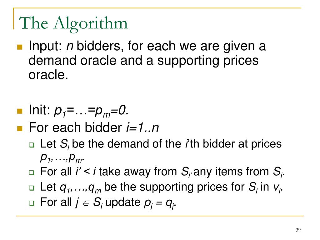 Ppt Approximation Algorithms For Combinatorial Auctions With Complement Free Bidders