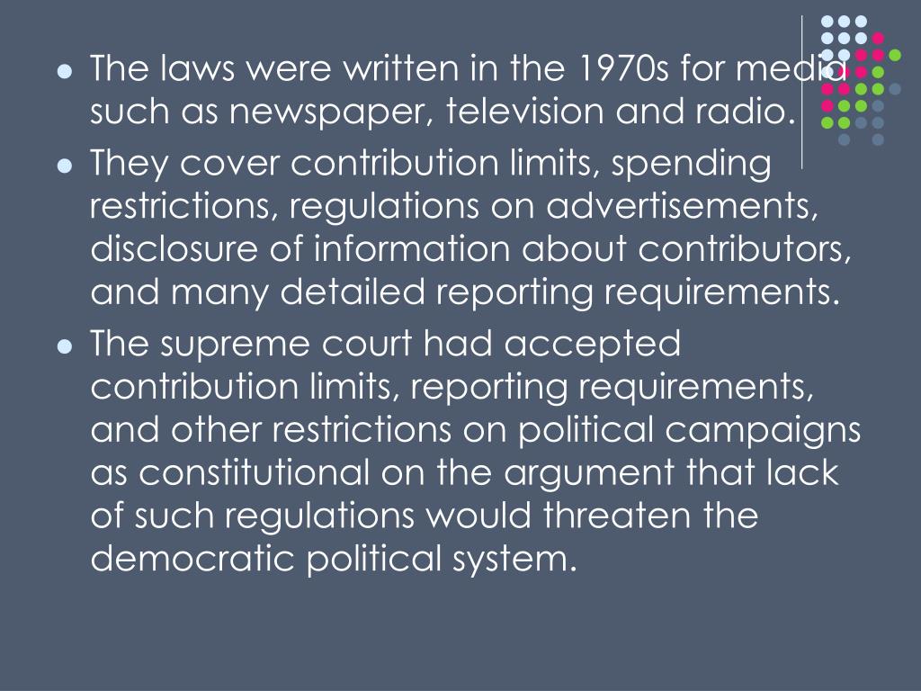 PPT - Political Campaign Regulations in Cyberspace PowerPoint ...