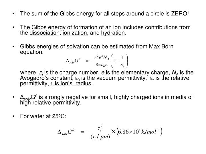 PPT - Applications of the vanâ t Hoff equation PowerPoint Presentation ...