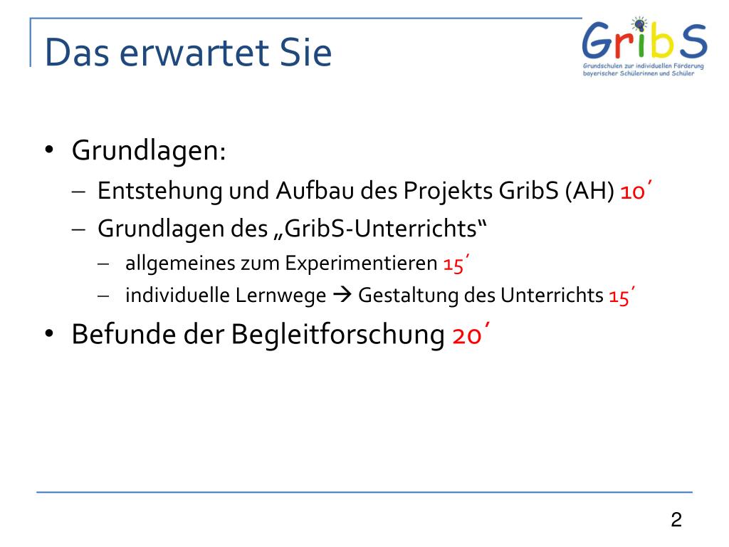 PPT - Individuelles Lernen im Sachunterricht (GribS) PowerPoint ...